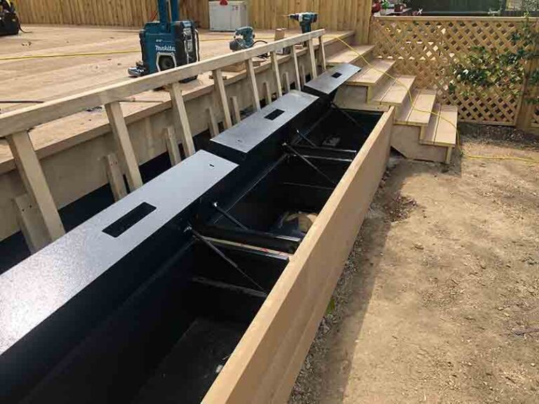 Concealed Deck Storage - Sosa Joinery